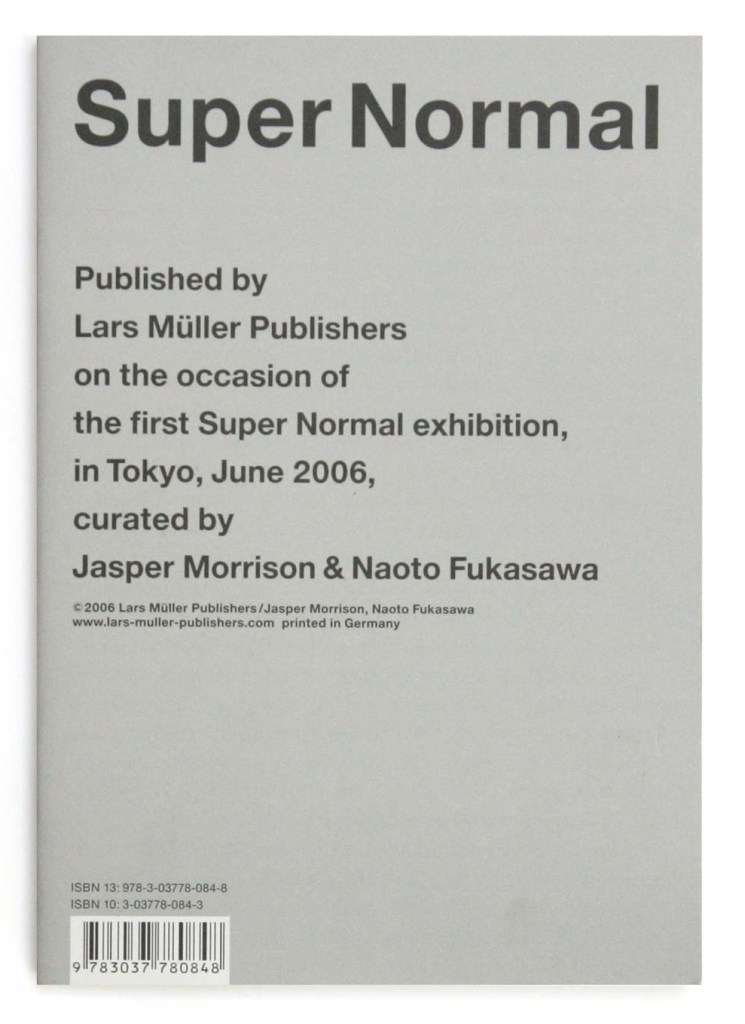 Jasper Morrison: Super Normal – design manifestos .org